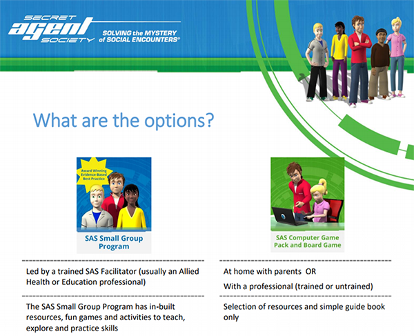 Secret Agent Society | Autism CRC