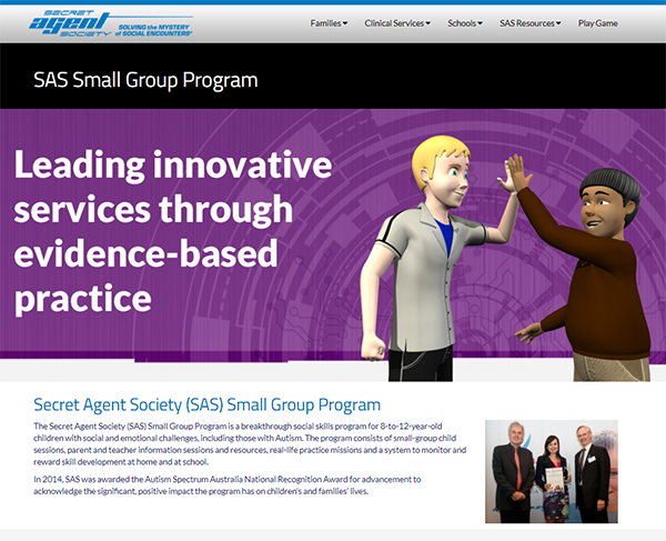 Secret Agent Society | Autism CRC