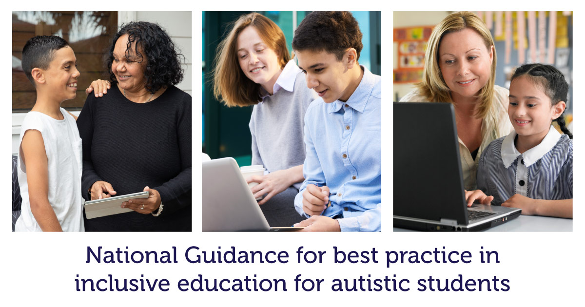 National Guidance for best practice in inclusive education for autistic ...